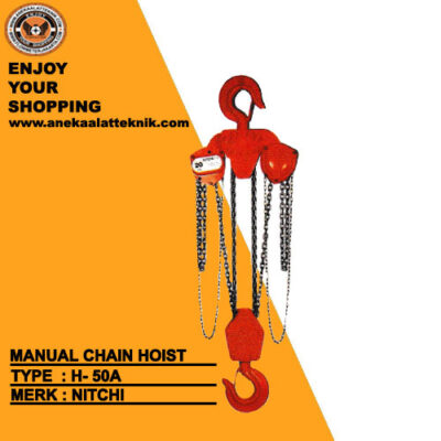 Manual Chain Hoist Nitchi Type H-50A (0.5-20 Ton)