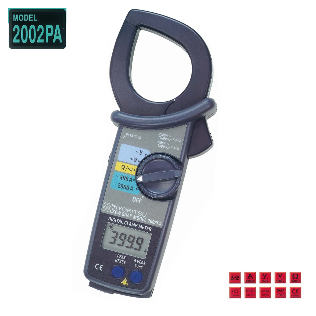 KYORITSU DIGITAL CLAMP METER KYORITSU 2002PA - CV. ANEKA ALAT TEKNIK